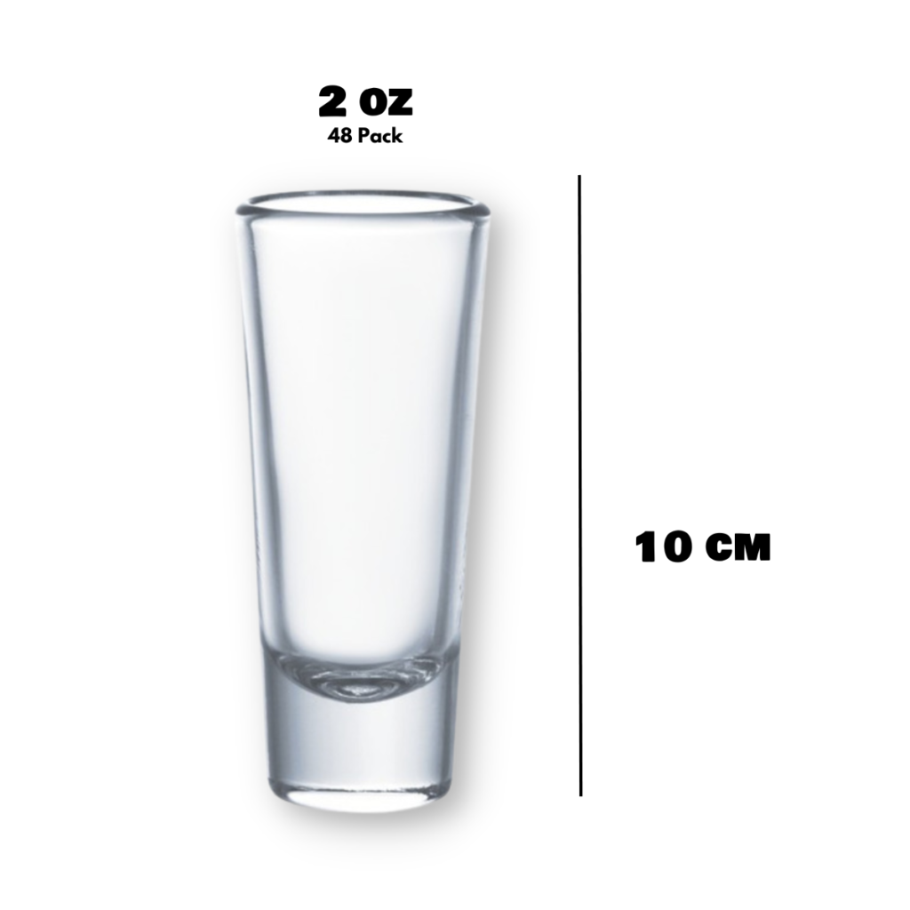 Tequilero Vidrio 2 Oz – 48 Pz – Inncrea